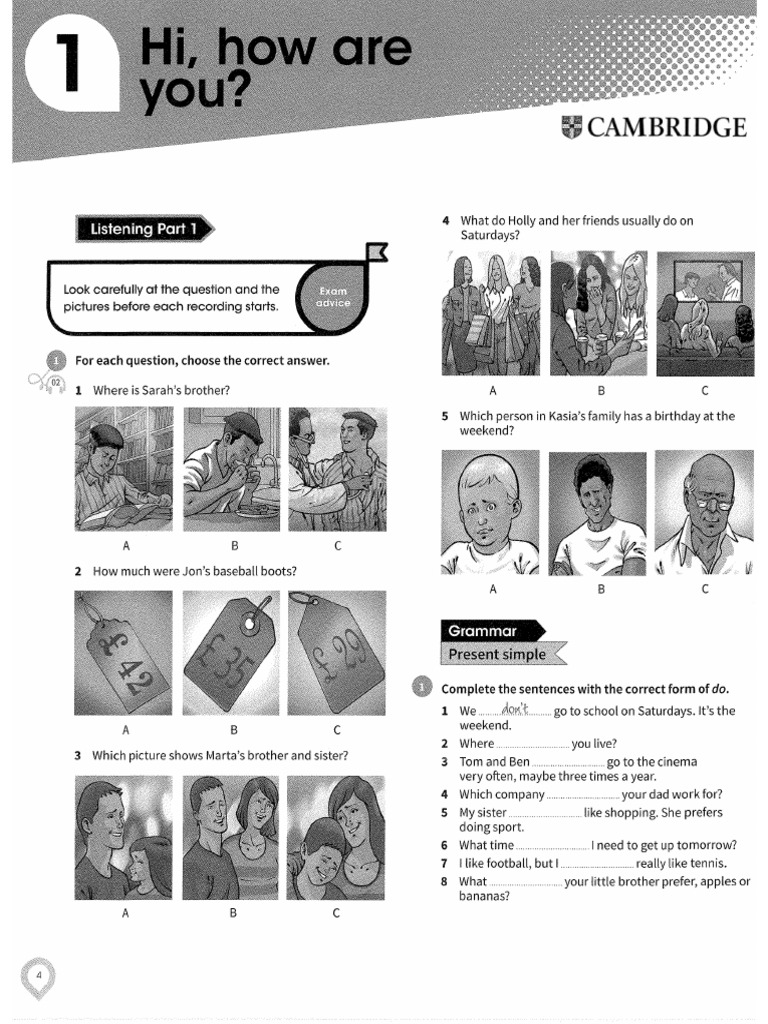 Hi, How Are You - WB | PDF