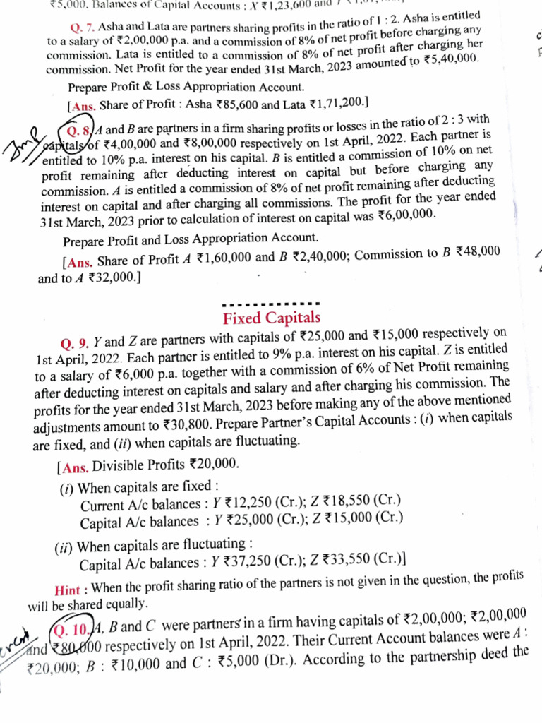 Profit & Loss Appropriation Accounts Guide | PDF | Private Sector ...