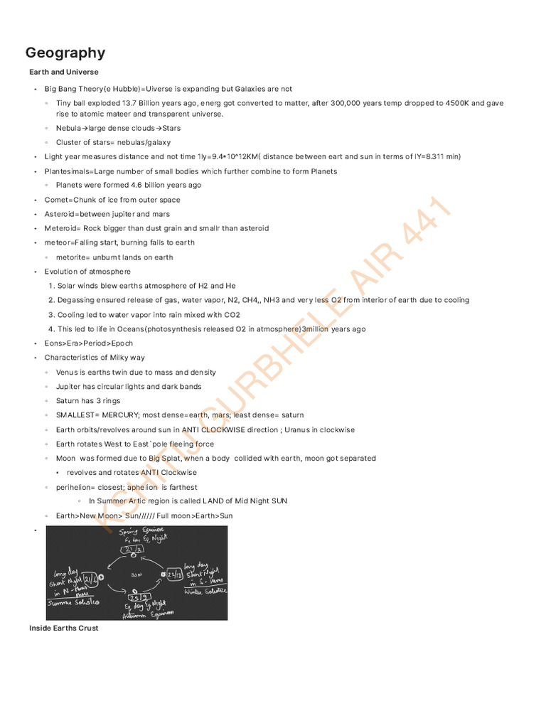 Geography | Download Free PDF | Earth | Volcano