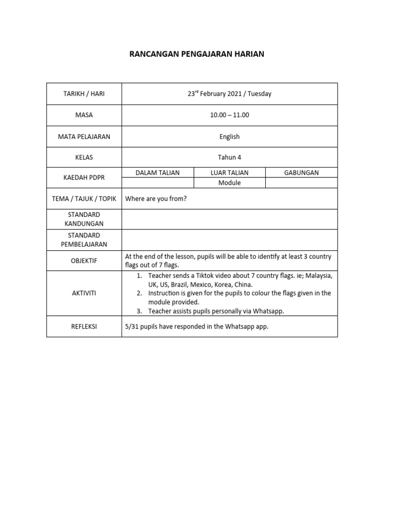 RPH PDPR 2.0 YEAR 4 | PDF