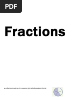 5th ICSE Mathematics Fractions Worksheet | PDF