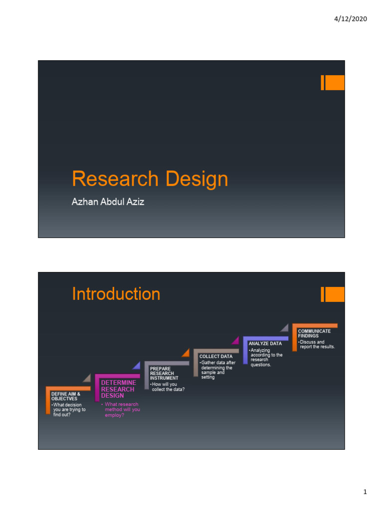 LEC1 Research Design | PDF | Research Design | Experiment