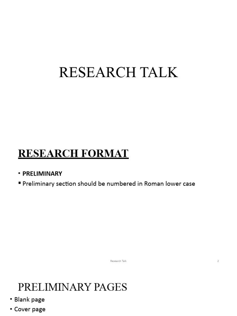 Research Talk | PDF | Prototype | User Interface