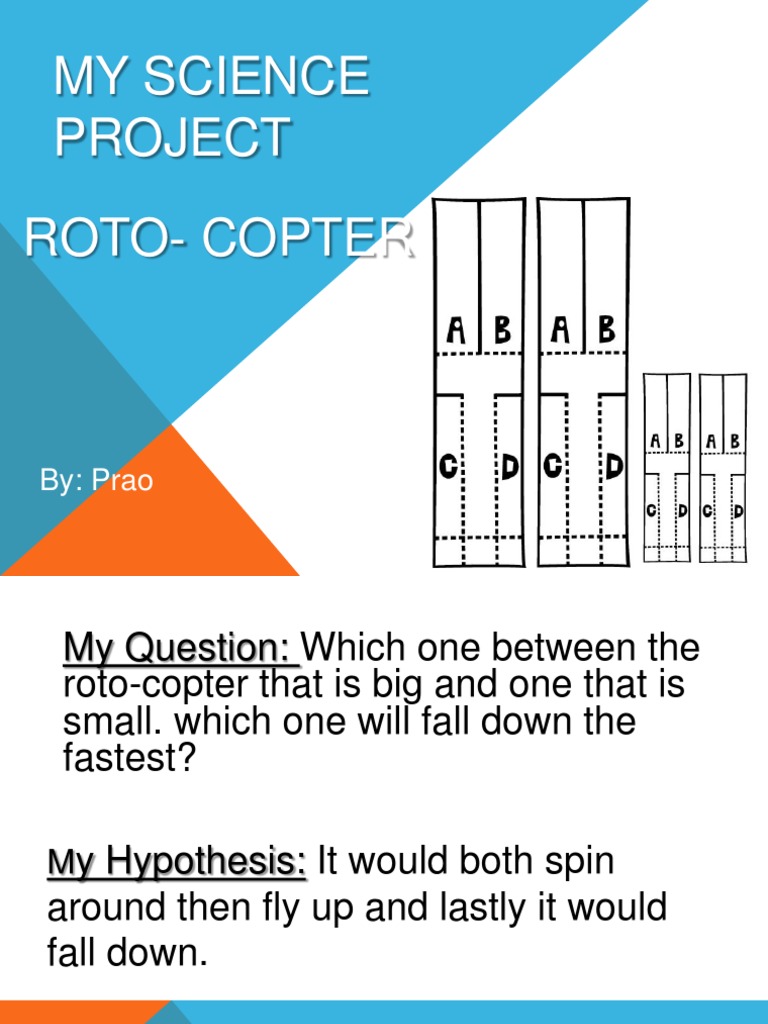 Roto-Copter Fall Speed Experiment | PDF | Young Adult
