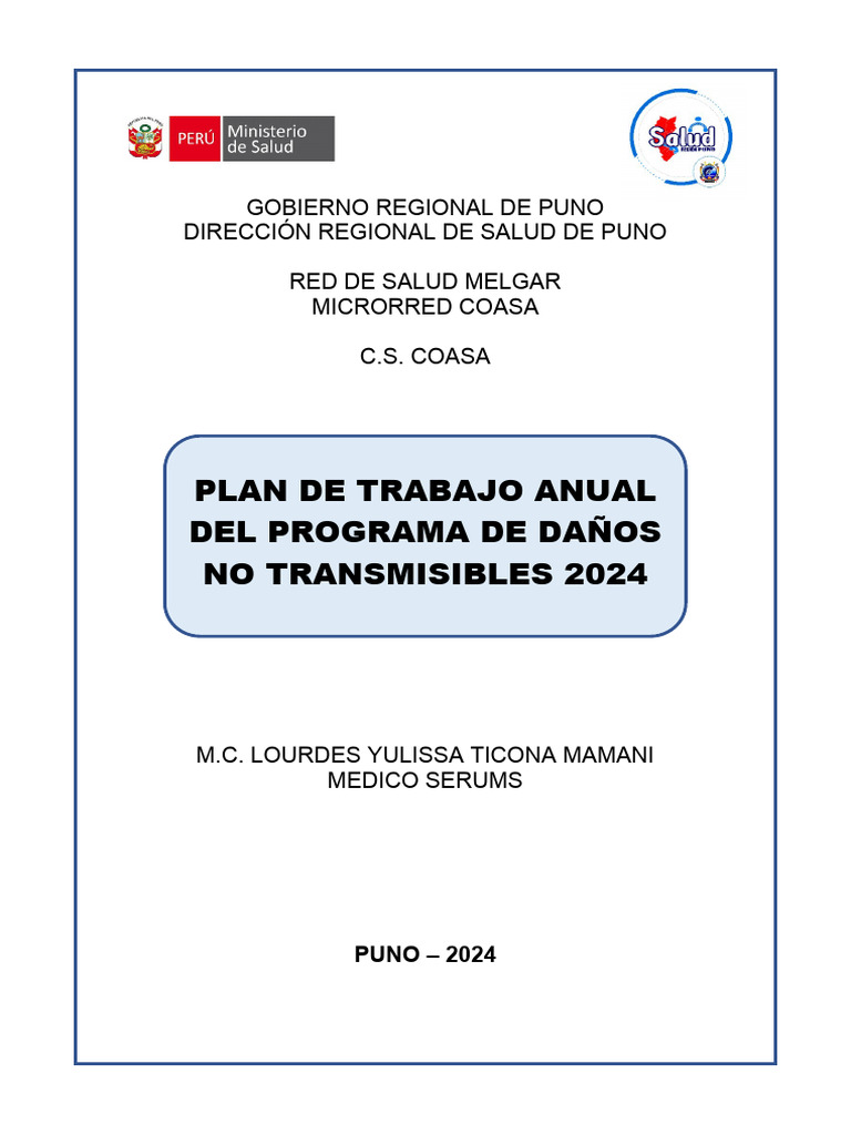 Plan DNT | PDF | Las enfermedades no transmisibles | Diabetes
