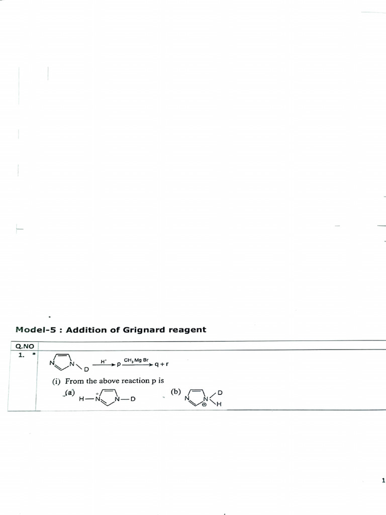Grignard Reagent | PDF | Ether | Aldehyde