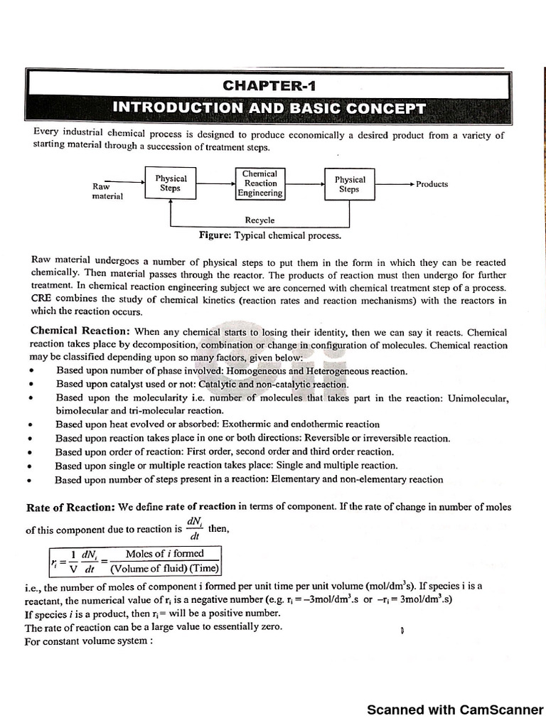 EII Chemical Engineering Reaction | PDF