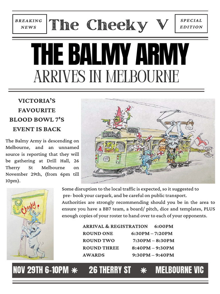 Cheeky V 2024 Rulespack | PDF | Gaming