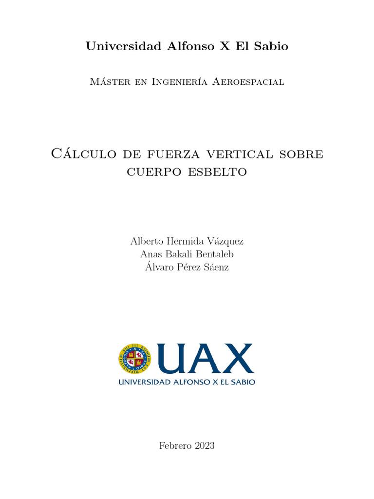 Trabajo_final_Aerodin_mica_Avanzada | PDF | Ecuaciones | Línea (geometría)