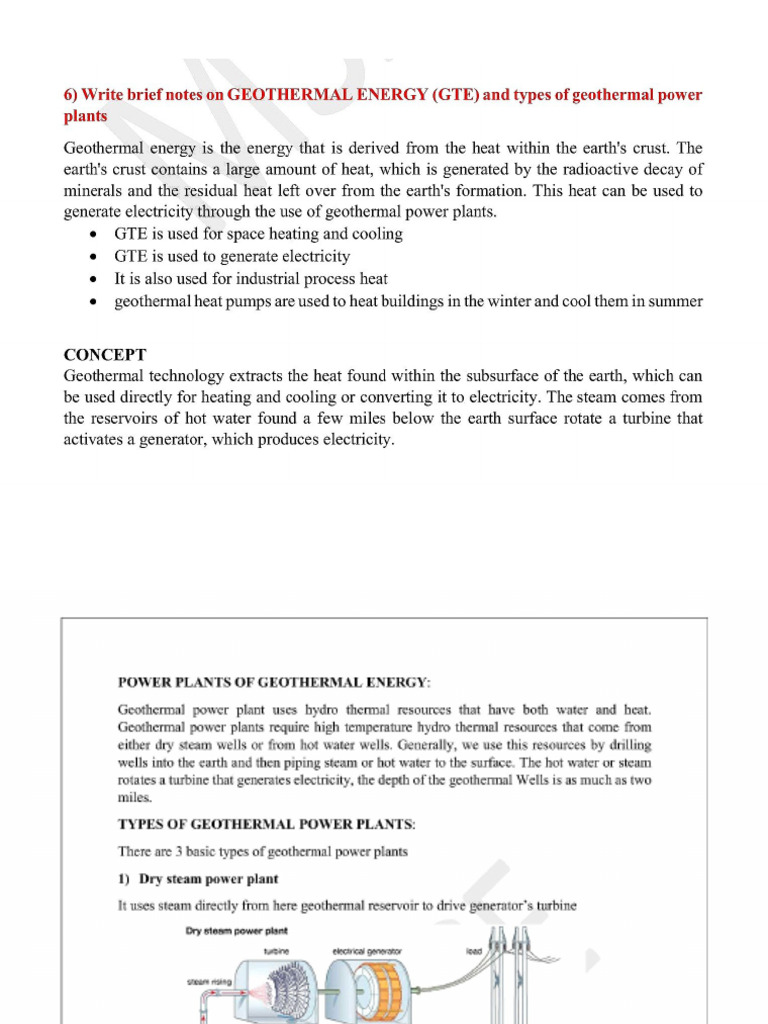 Geothermal Energy | PDF
