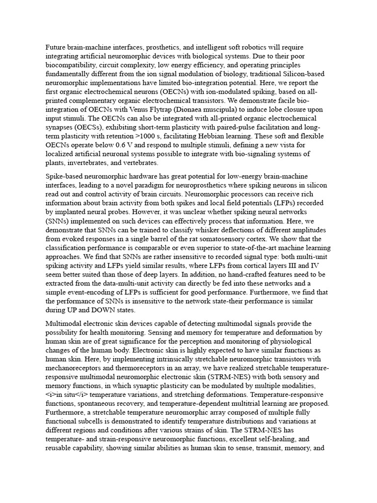 Future Brain | PDF | Synapse | Nervous System