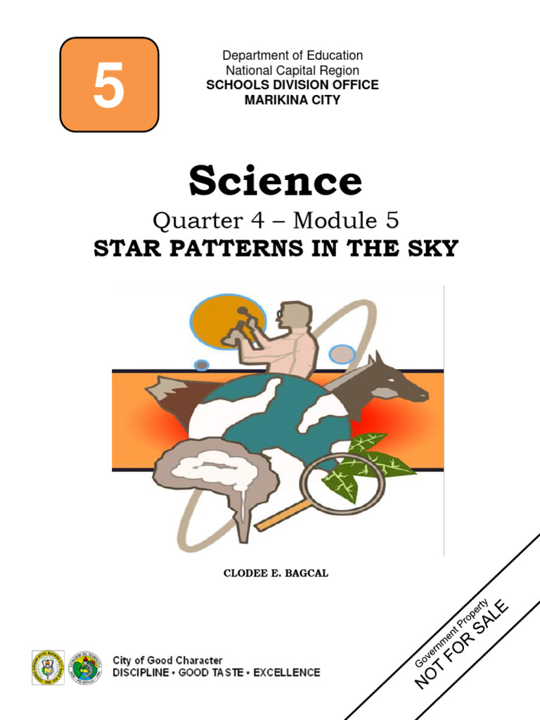 Sci5 - q4 - m5 - Star Patterns in The Sky | PDF | Apparent Magnitude | Stars