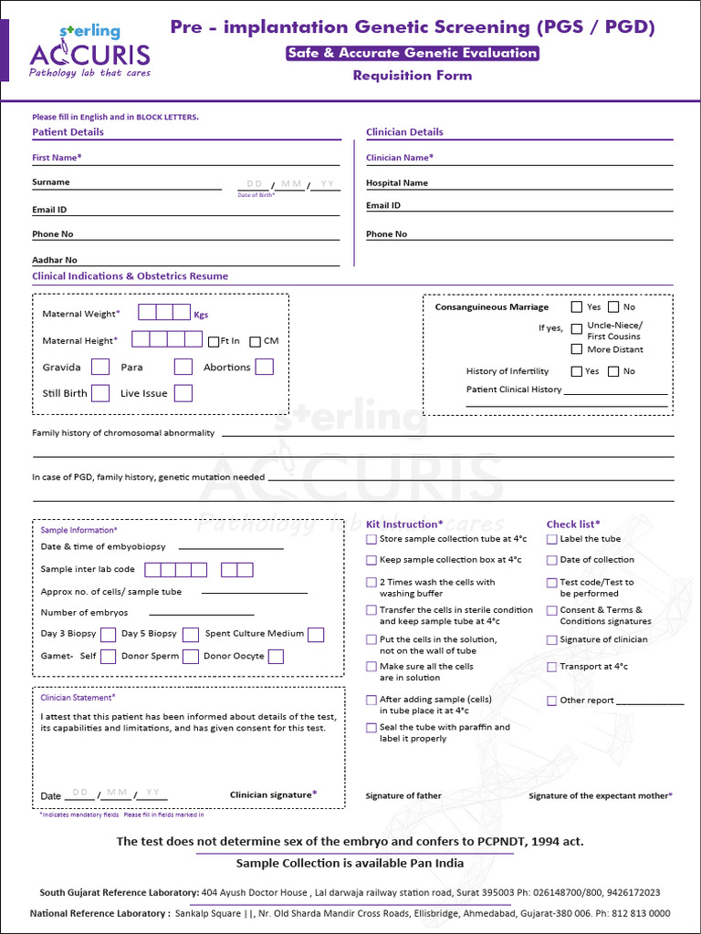PGS TRF | PDF | Medical Specialties | Human Reproduction