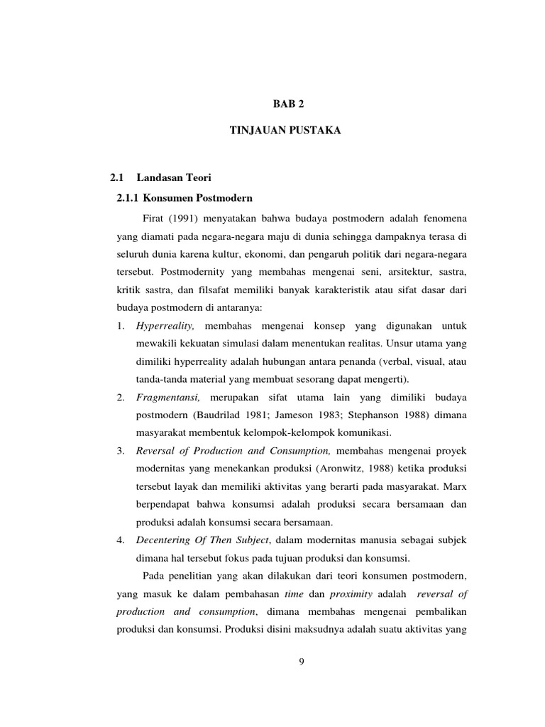 Contoh Bab 2 | PDF