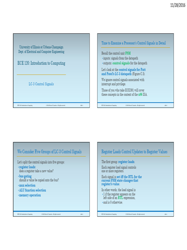 131-lc-3-control-signals | Download Free PDF | Computer Engineering | Computer Architecture
