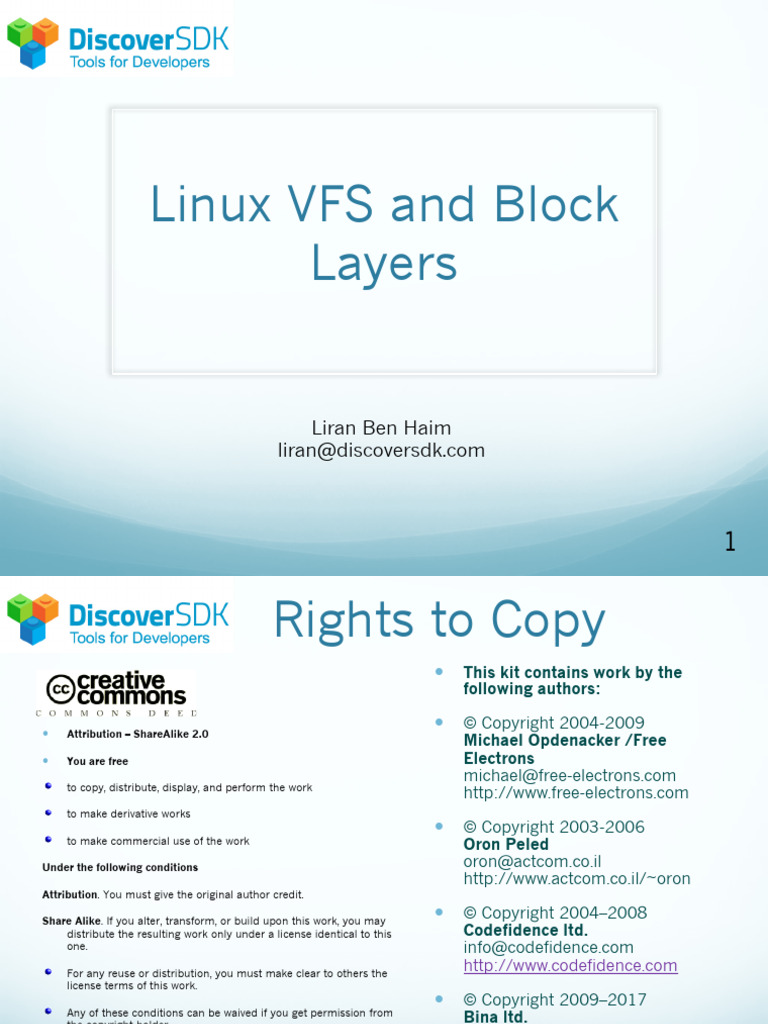 Linux VFS and Block | PDF | File System | Cache (Computing)