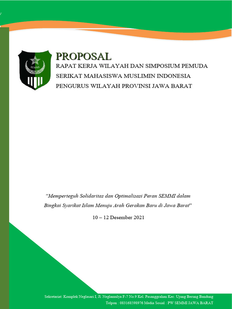 Proposal Raker Semmi | PDF | Ilmu Sosial | Perjalanan