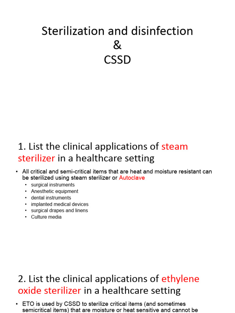 sterilization and disinfection practical (2) | Download Free PDF | Sterilization (Microbiology ...