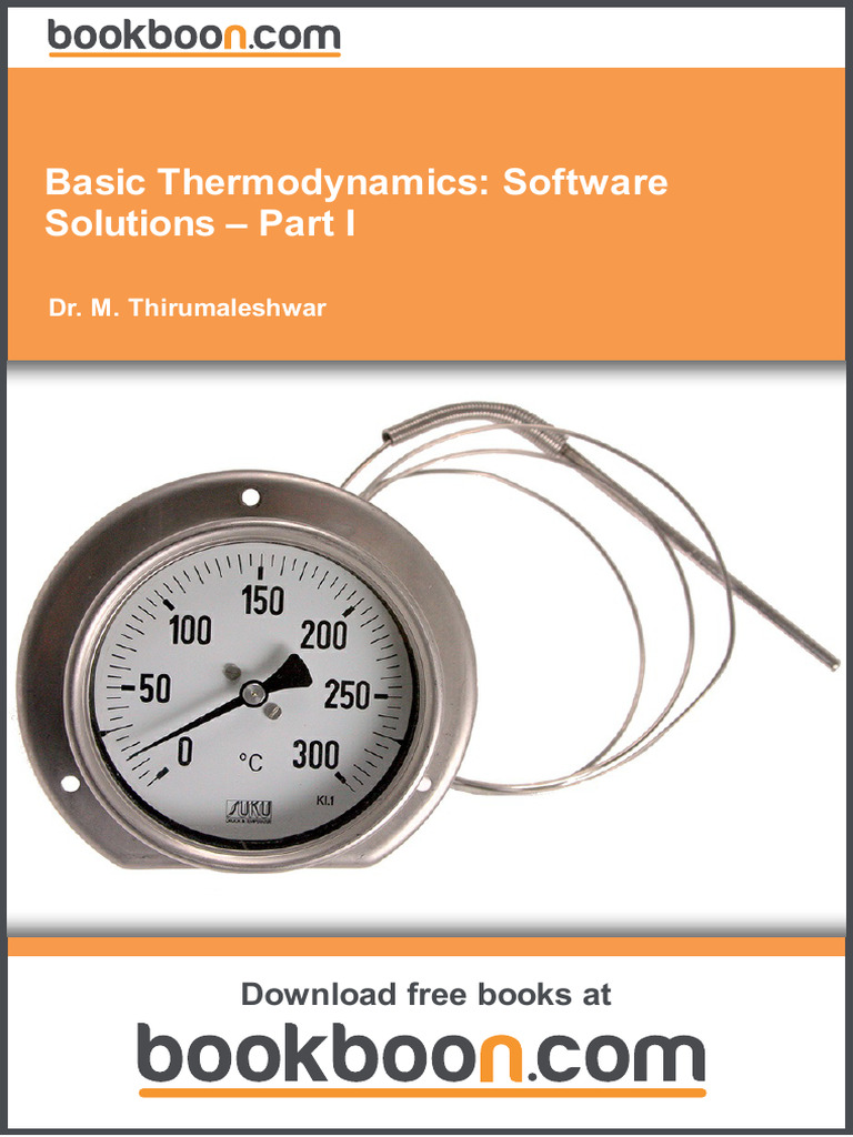 Basic Thermodynamics - Software Solutions - Part I | PDF | Heat ...