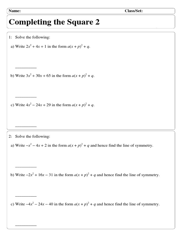 A Completing The Square 2 | PDF | Graph Theory | Theoretical Computer ...