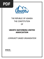 SAFOBS Burial Societies Constitution | PDF | Quorum | Committee