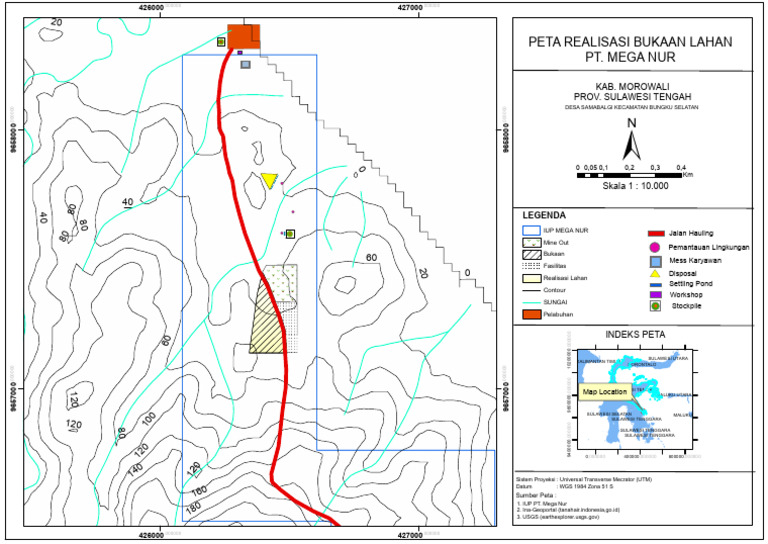 Peta Realisasi Bukaan Lahan | PDF