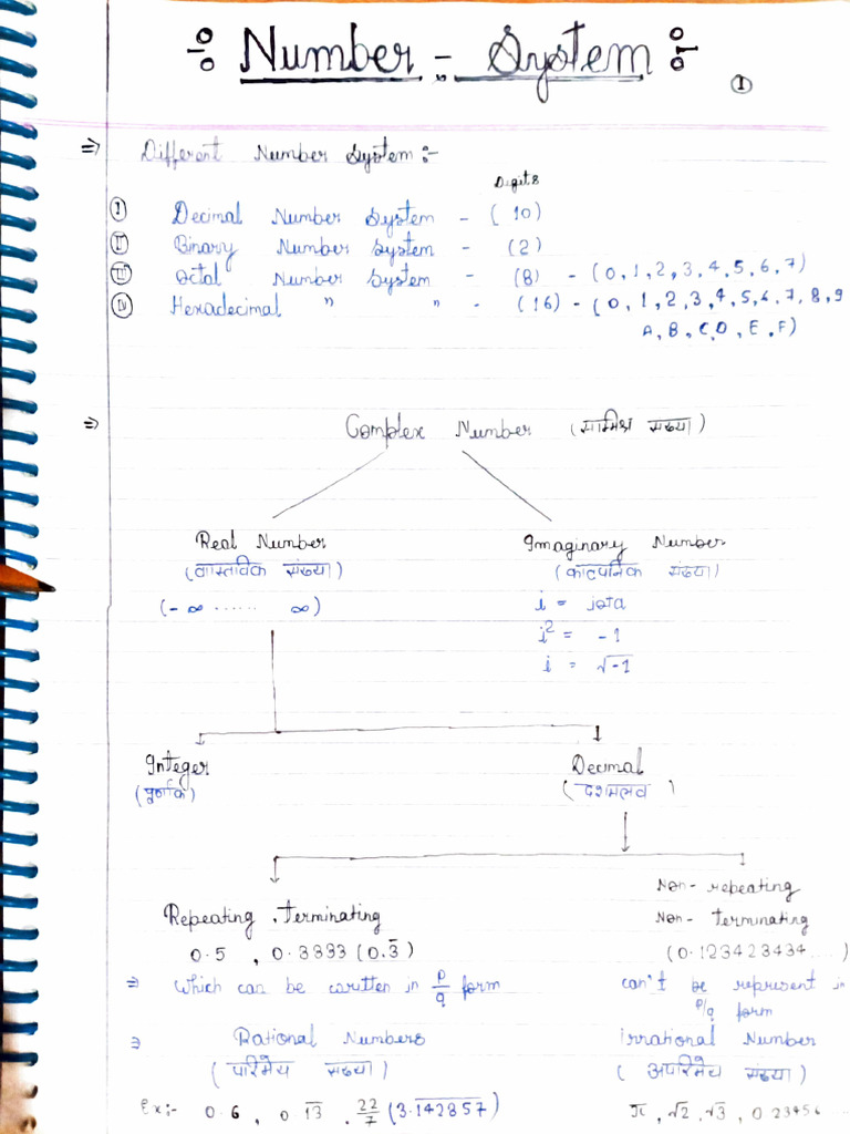Number System Part 1 | PDF