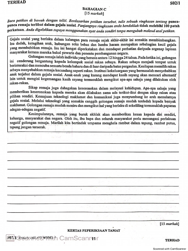 BM (F3) Latihan 8. | PDF