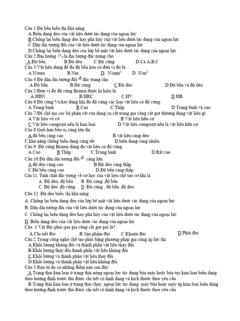 Cong Nghe 11 Hk2 | PDF