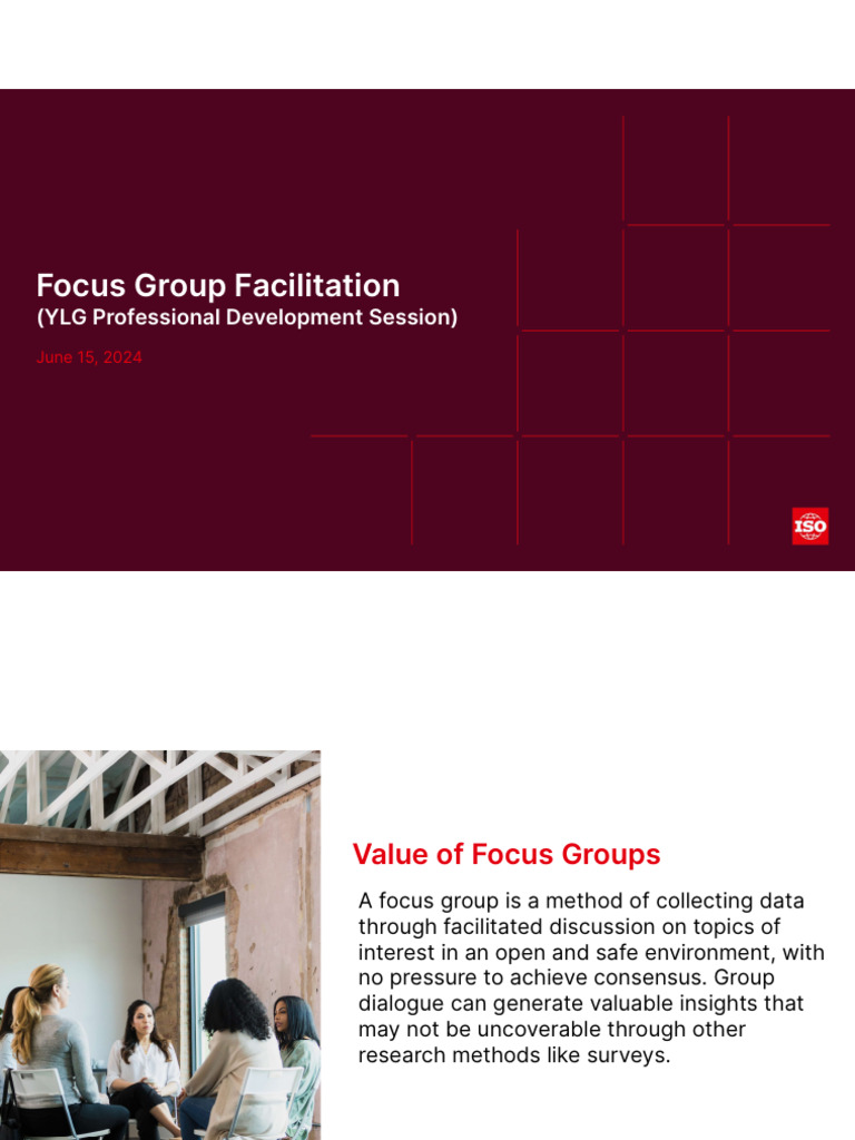 Focus Group Facilitation - PD Session | PDF | Focus Group | Bias