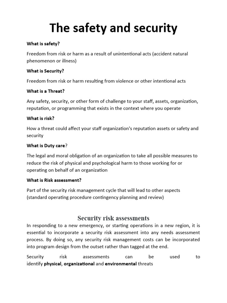 The safety and security (Autosaved) | PDF | Information Security | Computer Security