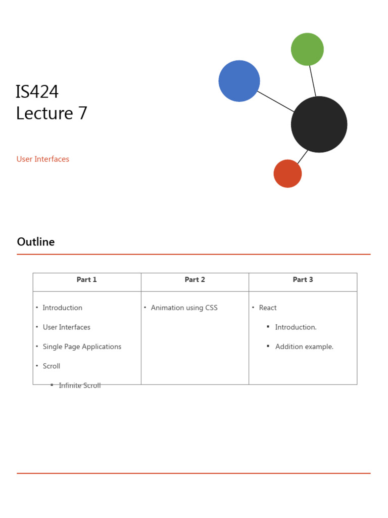 Lecture 7 User Interfaces Pdf Java Script Document Object Model 