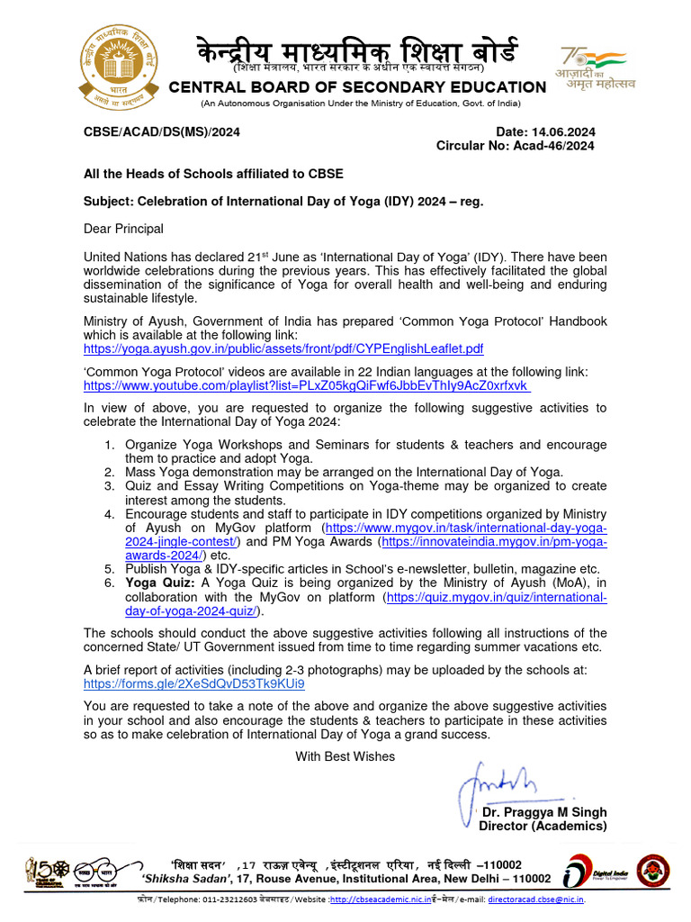 46 Circular 2024 | PDF | Government Of India