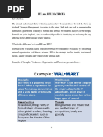 IFE (Internal Factor Evaluation) Matrix: Strengths | PDF | Weighted ...