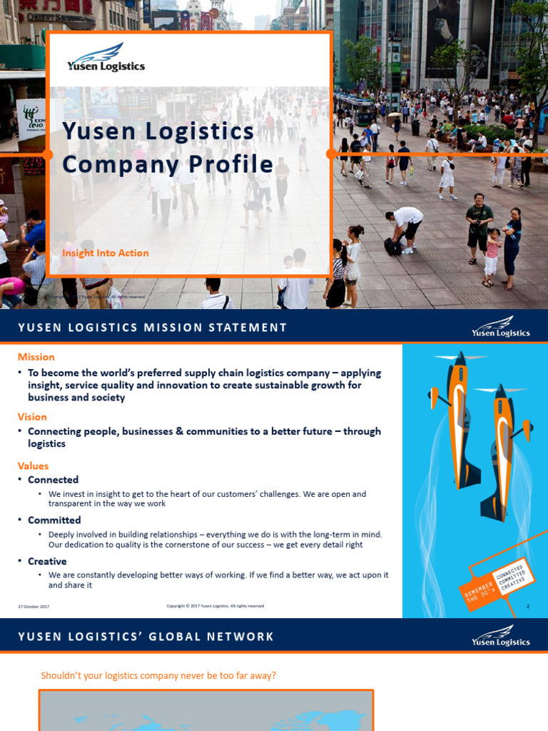 Printable Logistics Company Profile | PDF | Logistics | Cargo
