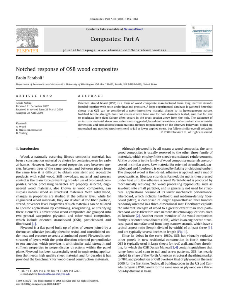 2008 Jcoma PF Wood | PDF | Composite Material | Strength Of Materials