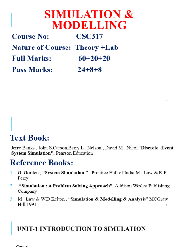 Introduction To Simulation | PDF | Simulation | Demand