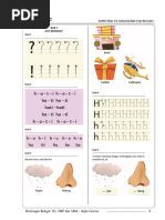 LKPD Menulis Menebalkan Huruf Kelas 1 Bahasa Indonesia | PDF