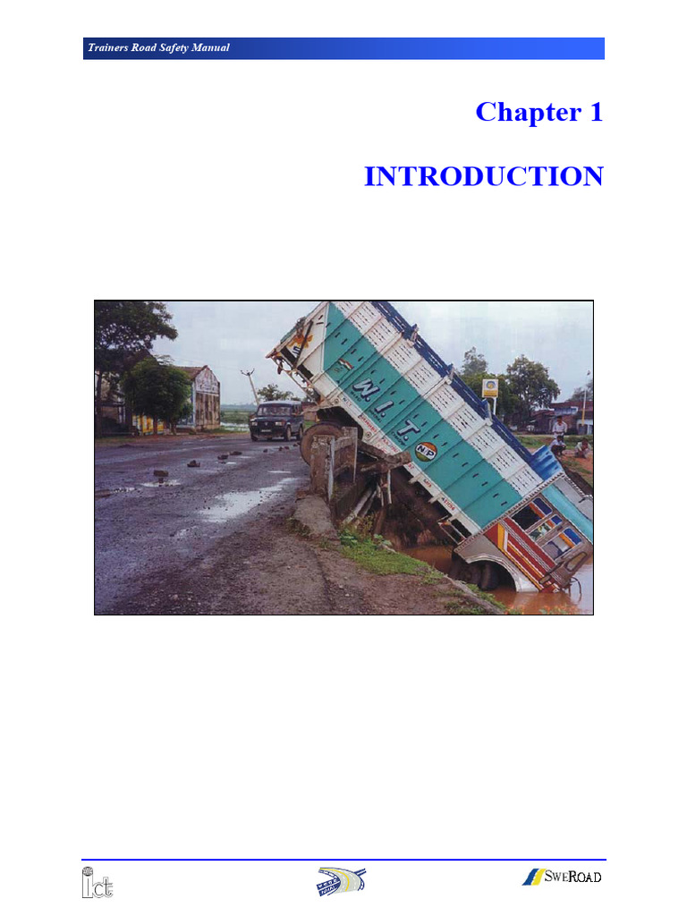 Chapter 1 Introduction | PDF | Traffic Collision | Road Traffic Safety