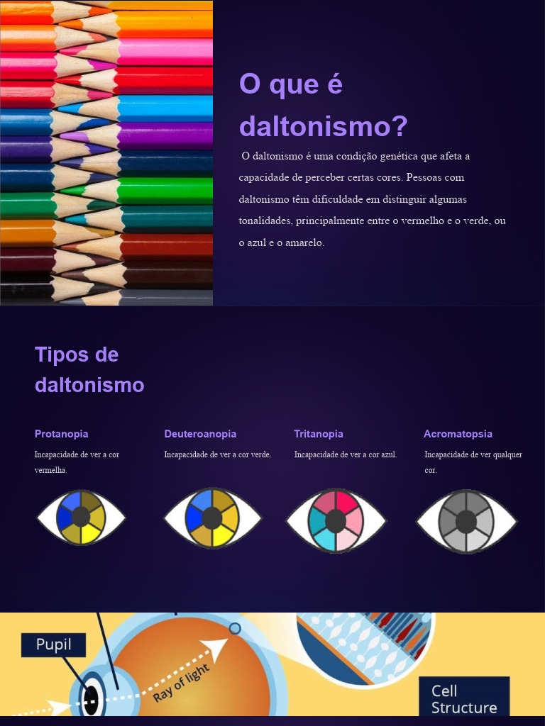 Daltonismo | PDF | Cor | Doenças e distúrbios