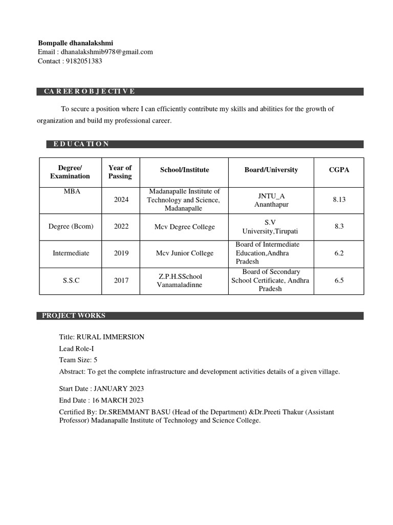 resume 2 | PDF | Cognition | Learning