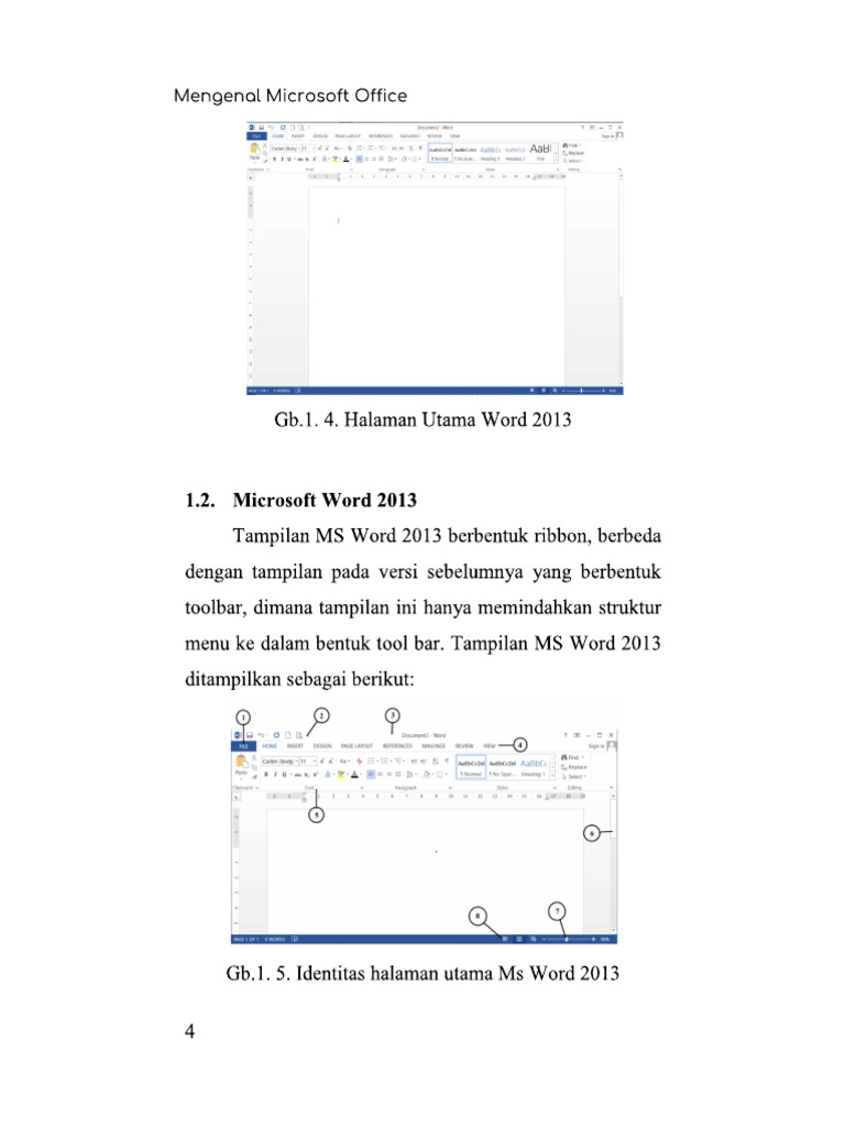 Microsoft Word Hal 4-6 | PDF