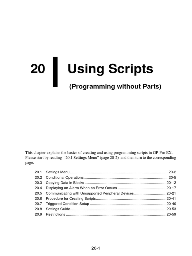 Script | Download Free PDF | Bit | Programmable Logic Controller