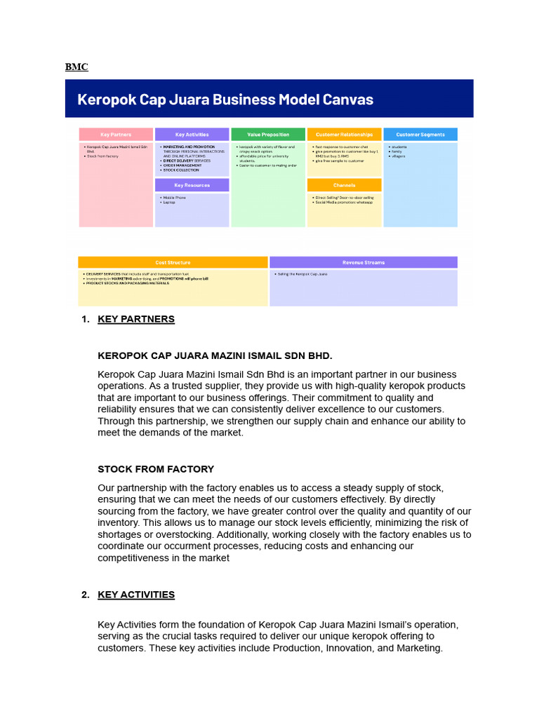 BMC and Swot | PDF | Marketing | Brand