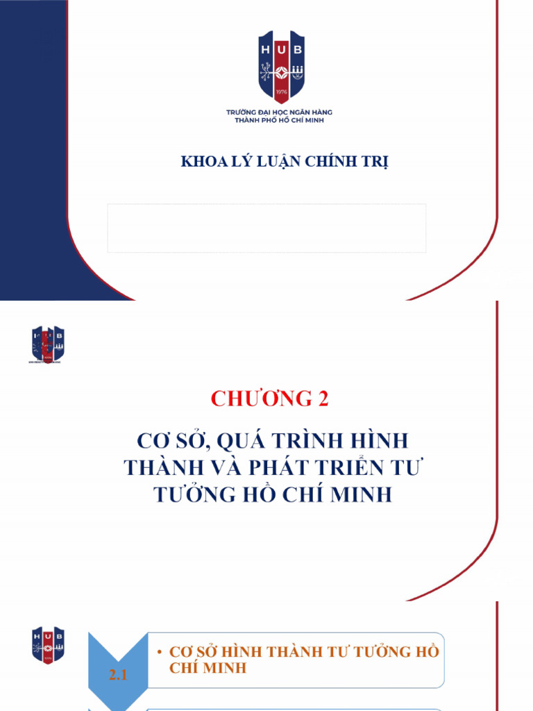 TTHCM Chương 2 New (6.2023) | PDF
