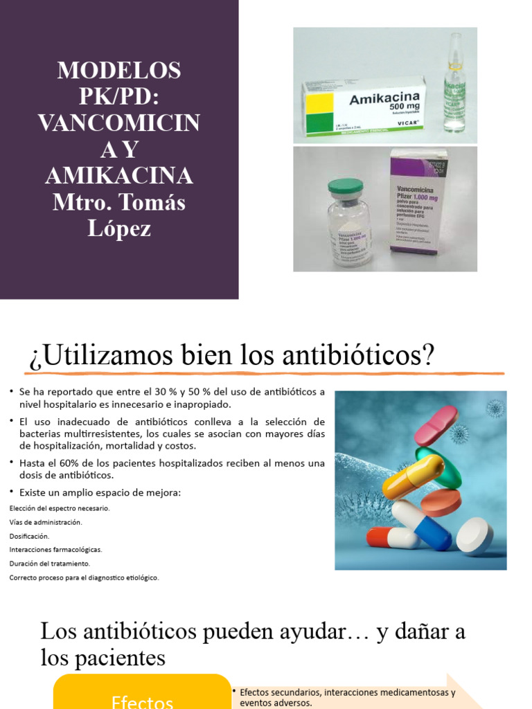 Vancomicina y Amikacina | PDF | Medicina CLINICA | Cuidado de la salud