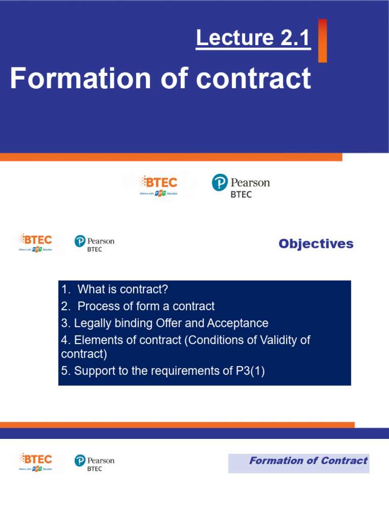 Contract Formation Process Explained | PDF | Offer And Acceptance ...