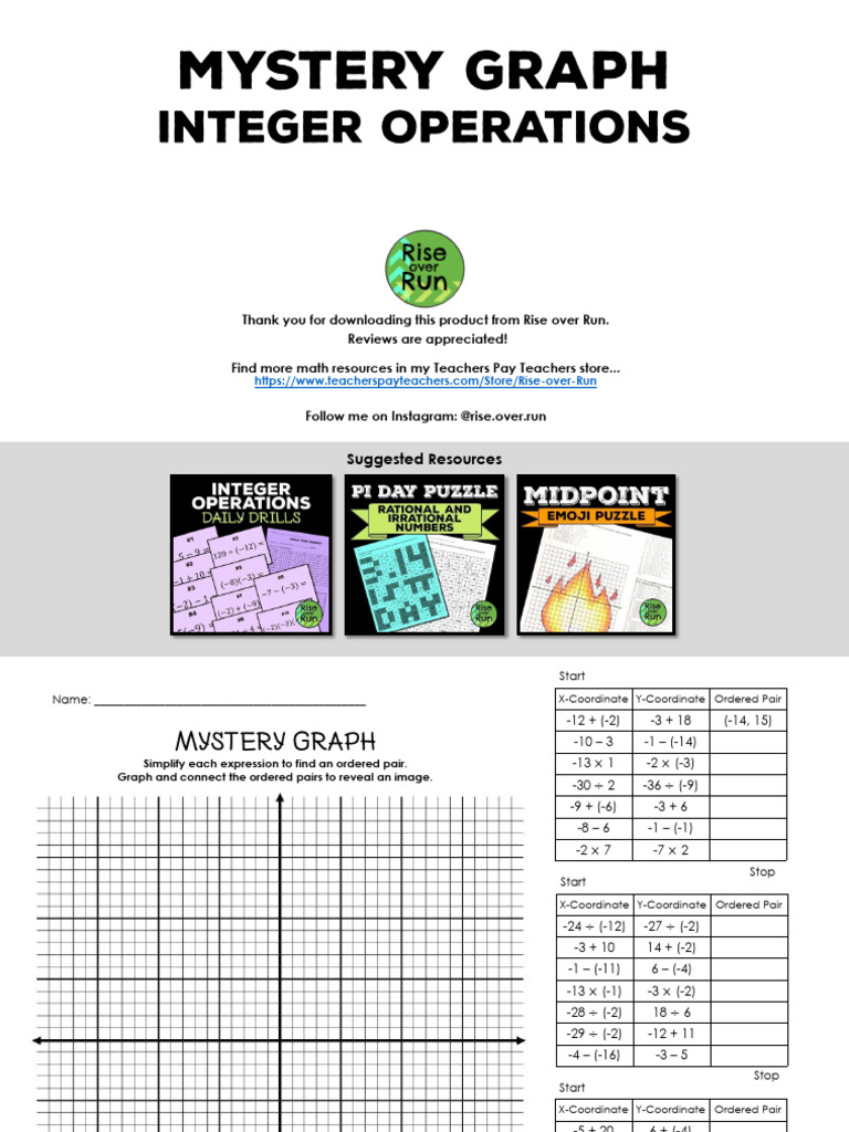 Thank You For Downloading This Product From Rise Over Run. Reviews Are ...