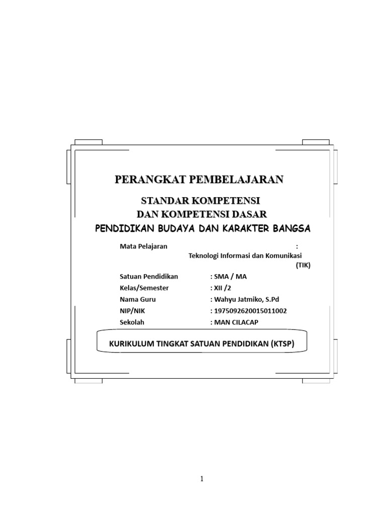 SK KD Tik Kelas Xii SMT 2 | PDF