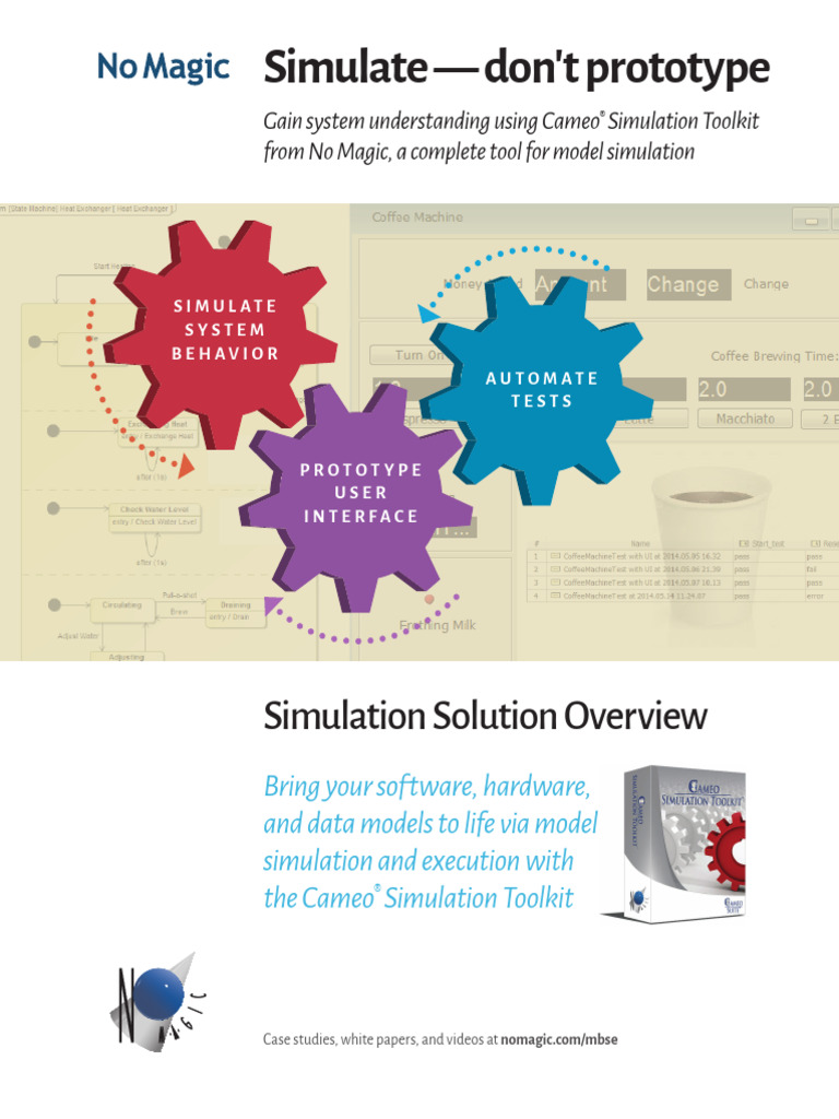 cameo-simulation-solution-overview | Download Free PDF | Simulation | Unified Modeling Language